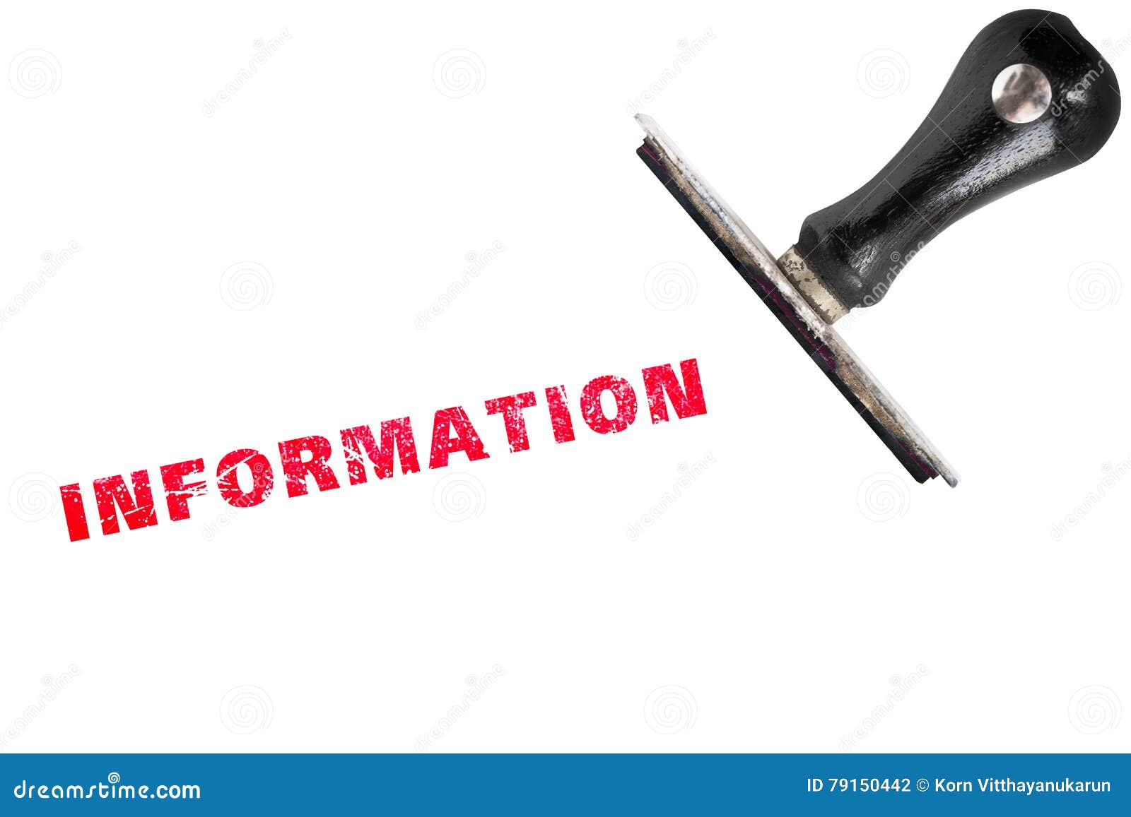 Information stamp text stock photo. Image of white, rubber - 79150442