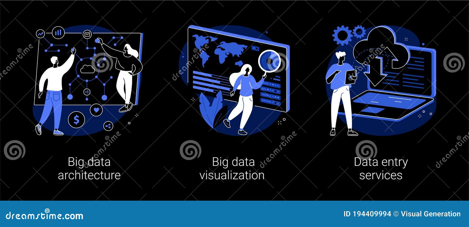 Information Storage Infrastructure Abstract Concept Vector ...