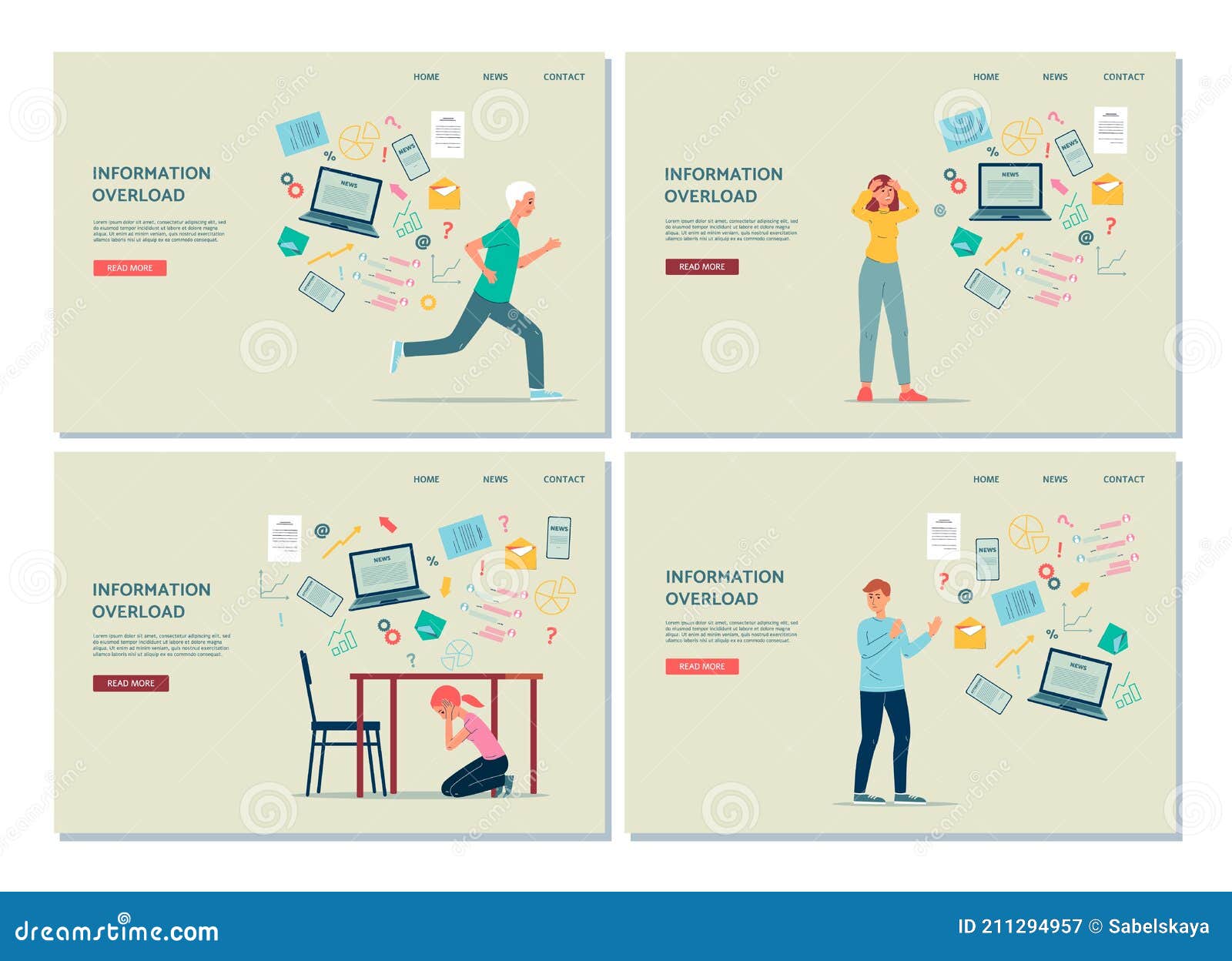 Information Stress and Overloading Concept a Vector Design for Web ...