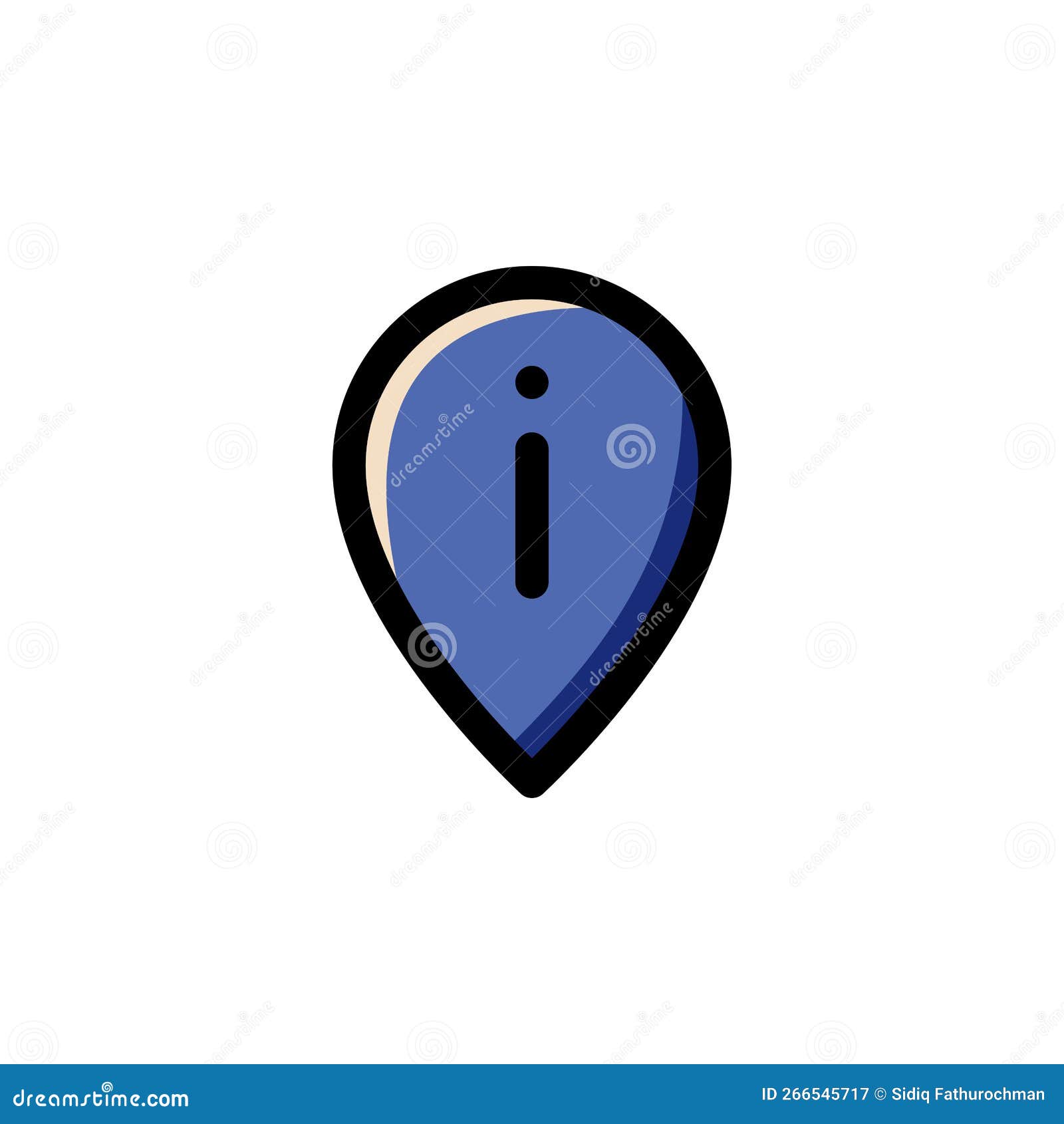 Information Support Location Icon Stock Vector - Illustration of ...