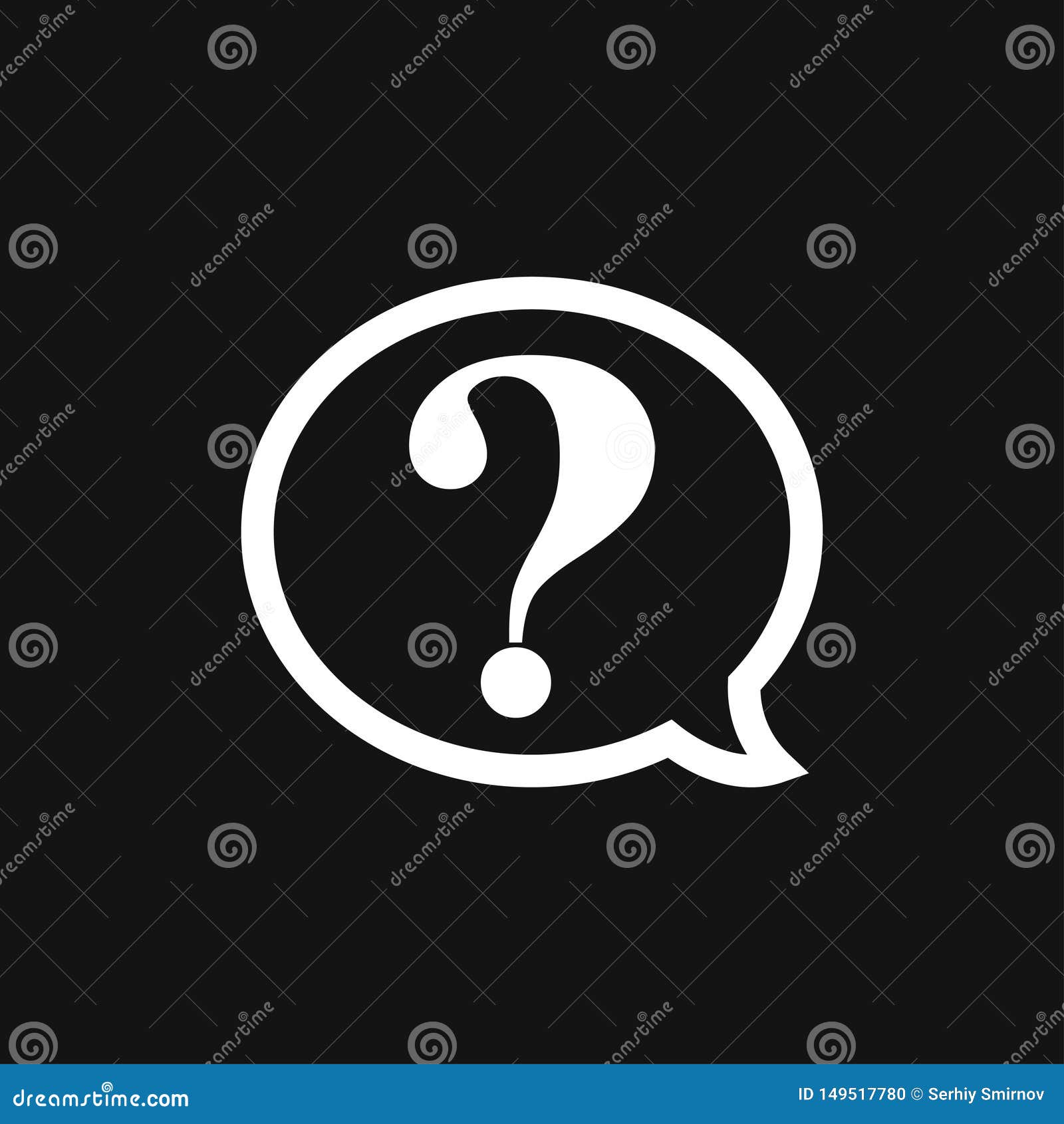 Information Support, Question Mark Icon Vector Sign Symbol for Design ...