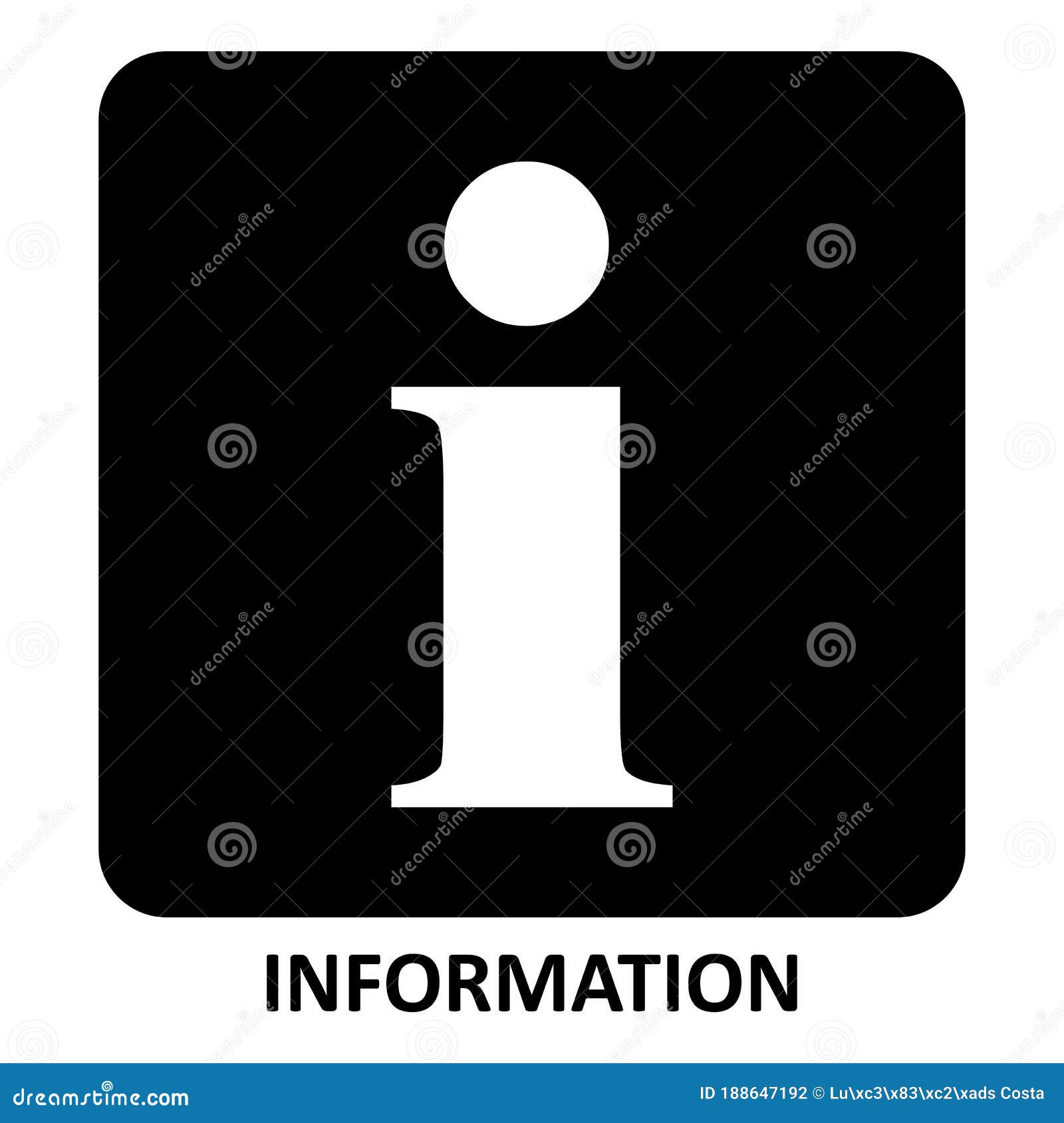 Information Symbol Illustration Stock Illustration - Illustration of ...
