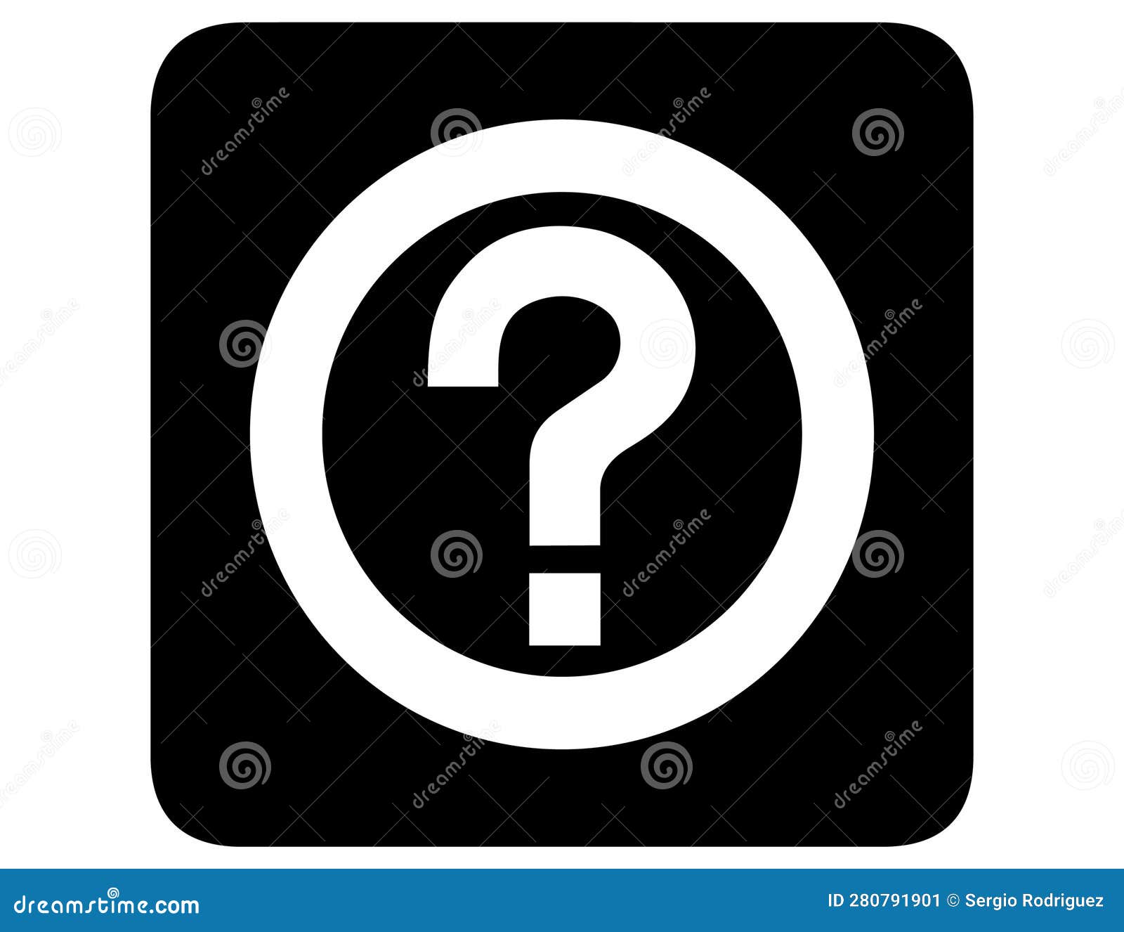 Information Symbol Inverted Version for Public Access System. Stock ...