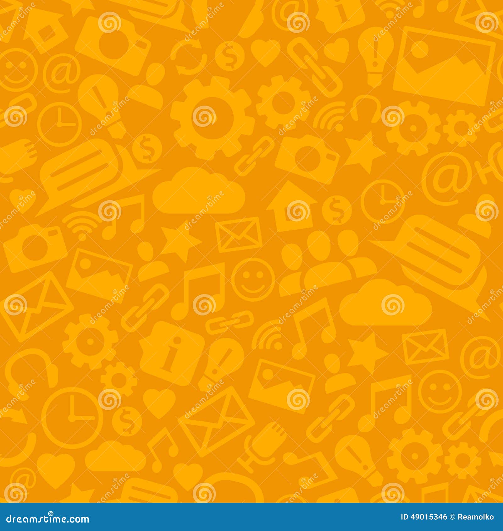 Information Symbols Seamless Pattern Background. Stock Vector ...