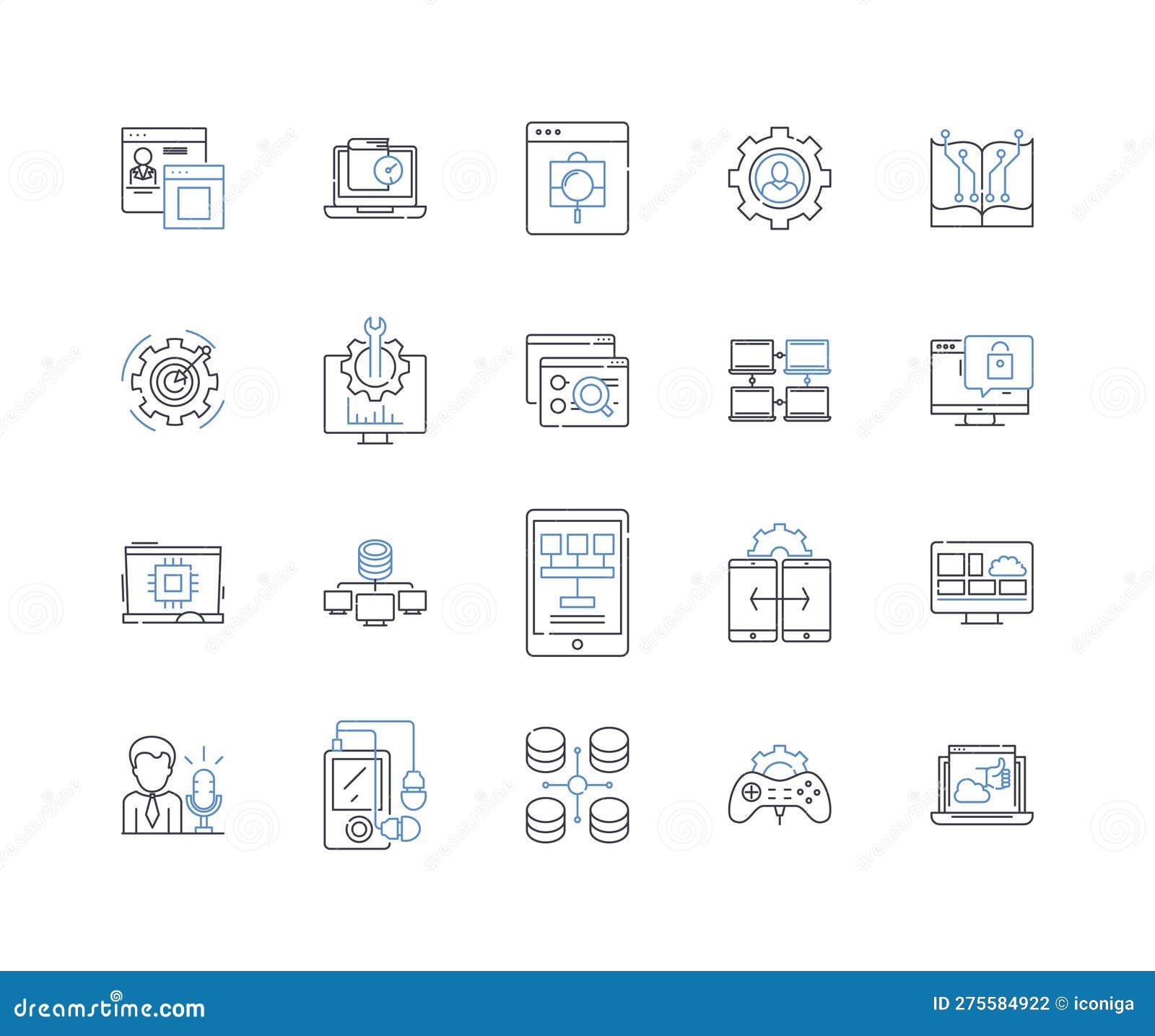 Information Systems Line Icons Collection. Database, Nerking, Storage ... Information Systems Line Icons Collection. Database, Nerking, Storage ...