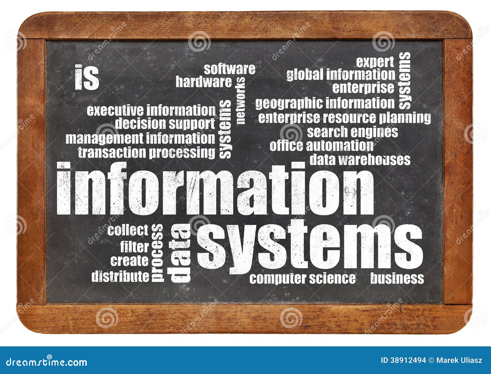 Information Systems Word Cloud Stock Photo - Image of infographics ...