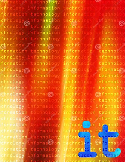 Information Technology it stock illustration. Illustration of process ...