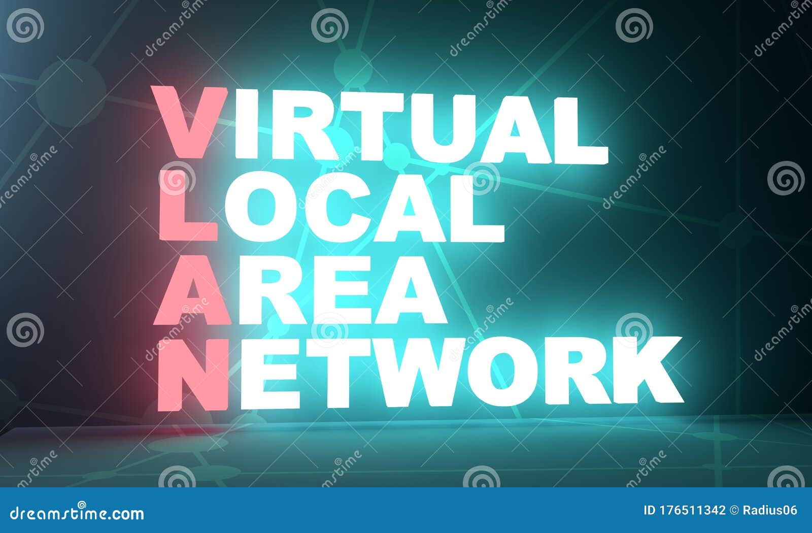 Virtual Local Area Network stock illustration. Illustration of switch ...