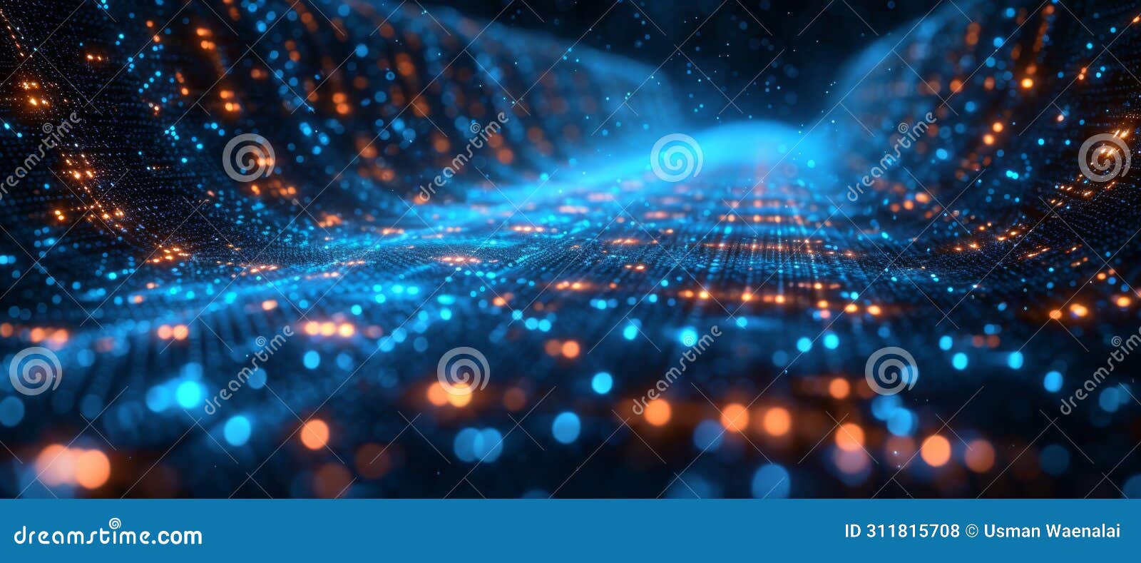 An Information Technology Background about it, Abstract, Blue Color ...