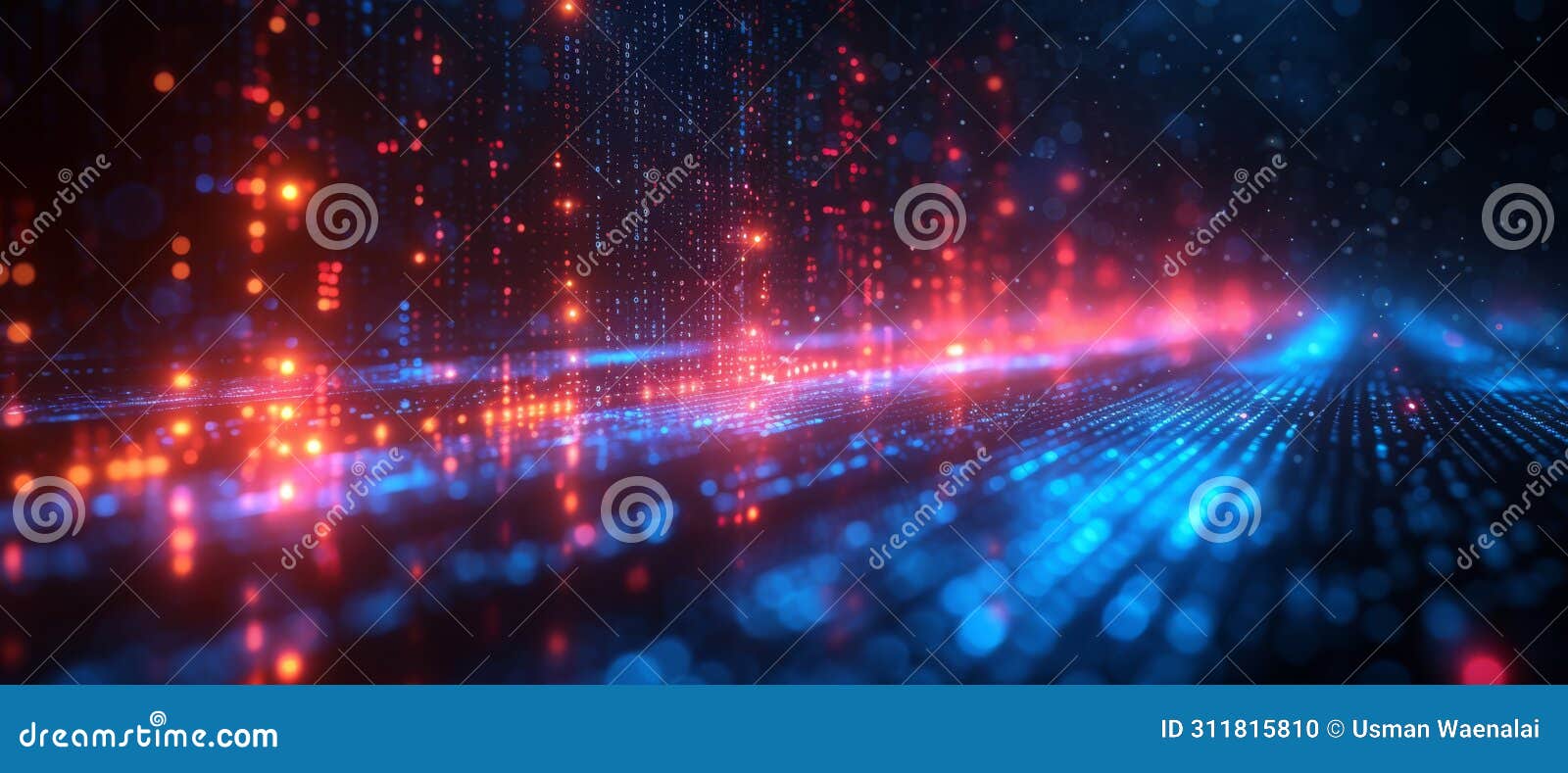 An Information Technology Background about it, Abstract, Blue Color ...