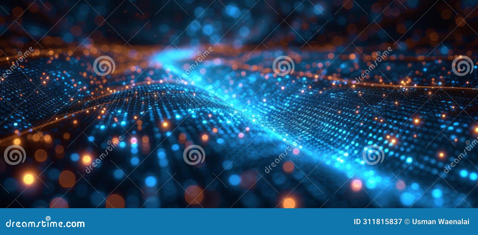 An Information Technology Background about it, Abstract, Blue Color ...