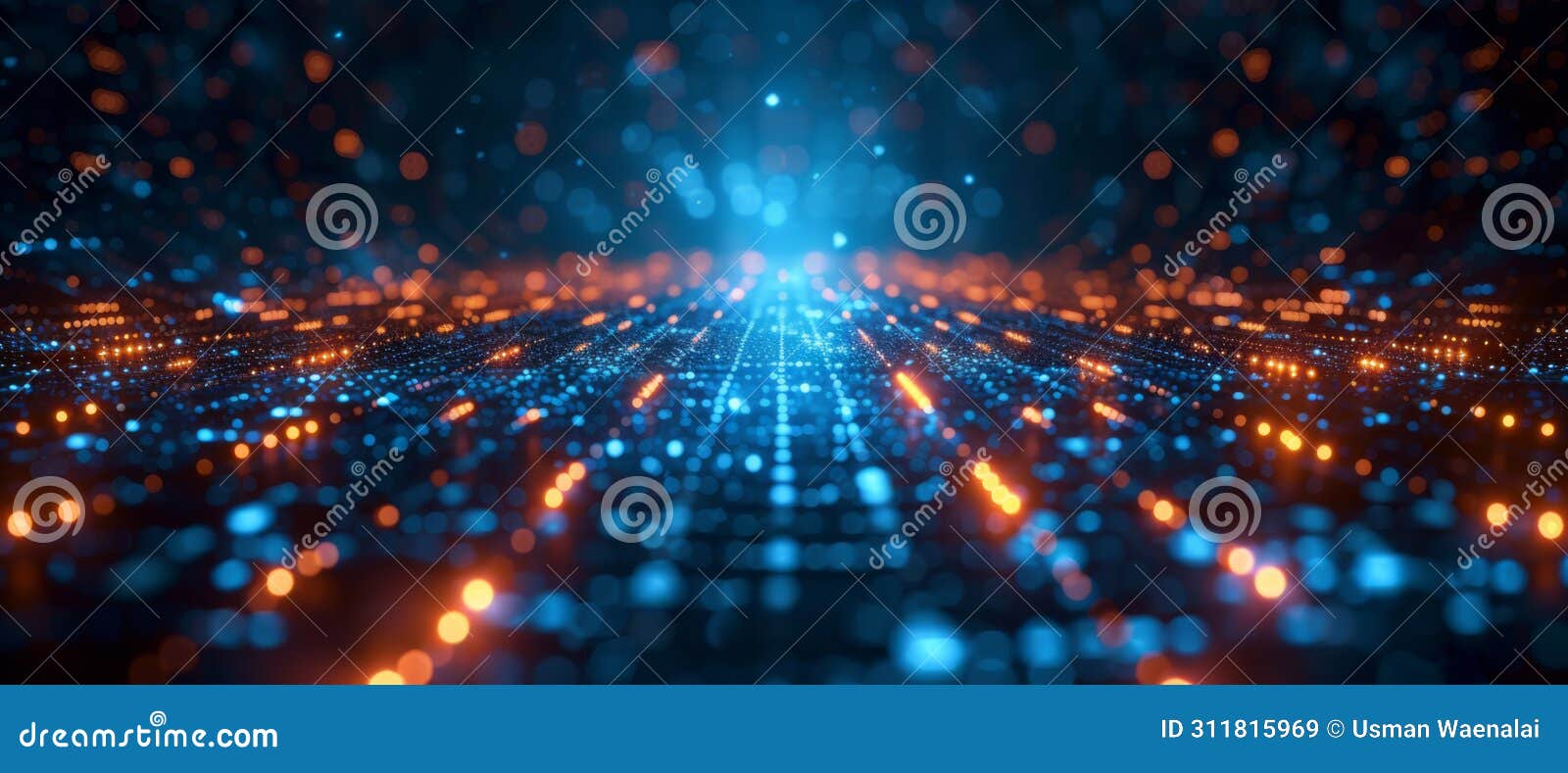 An Information Technology Background about it, Abstract, Blue Color ...