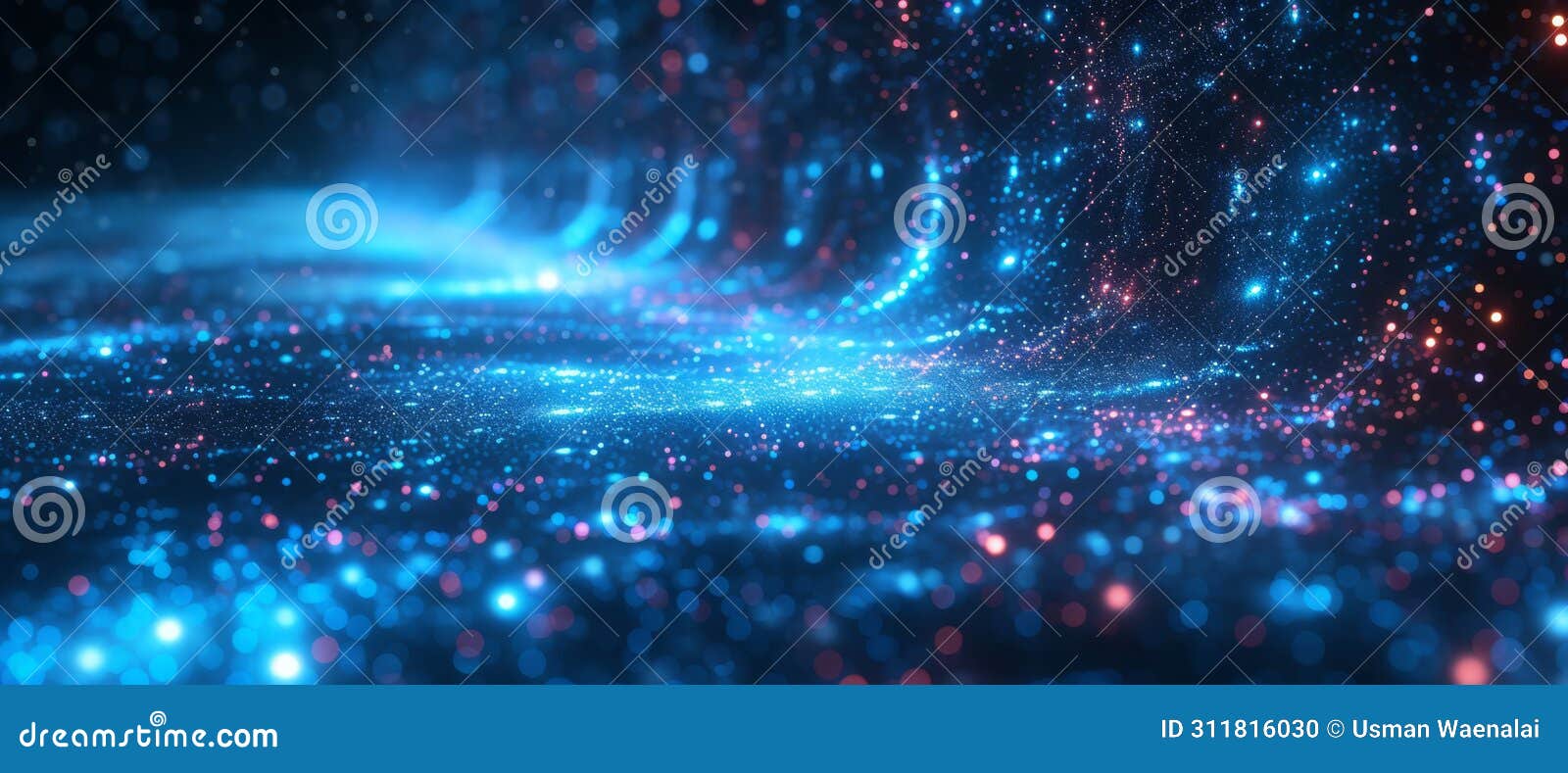 An Information Technology Background about it, Abstract, Blue Color ...