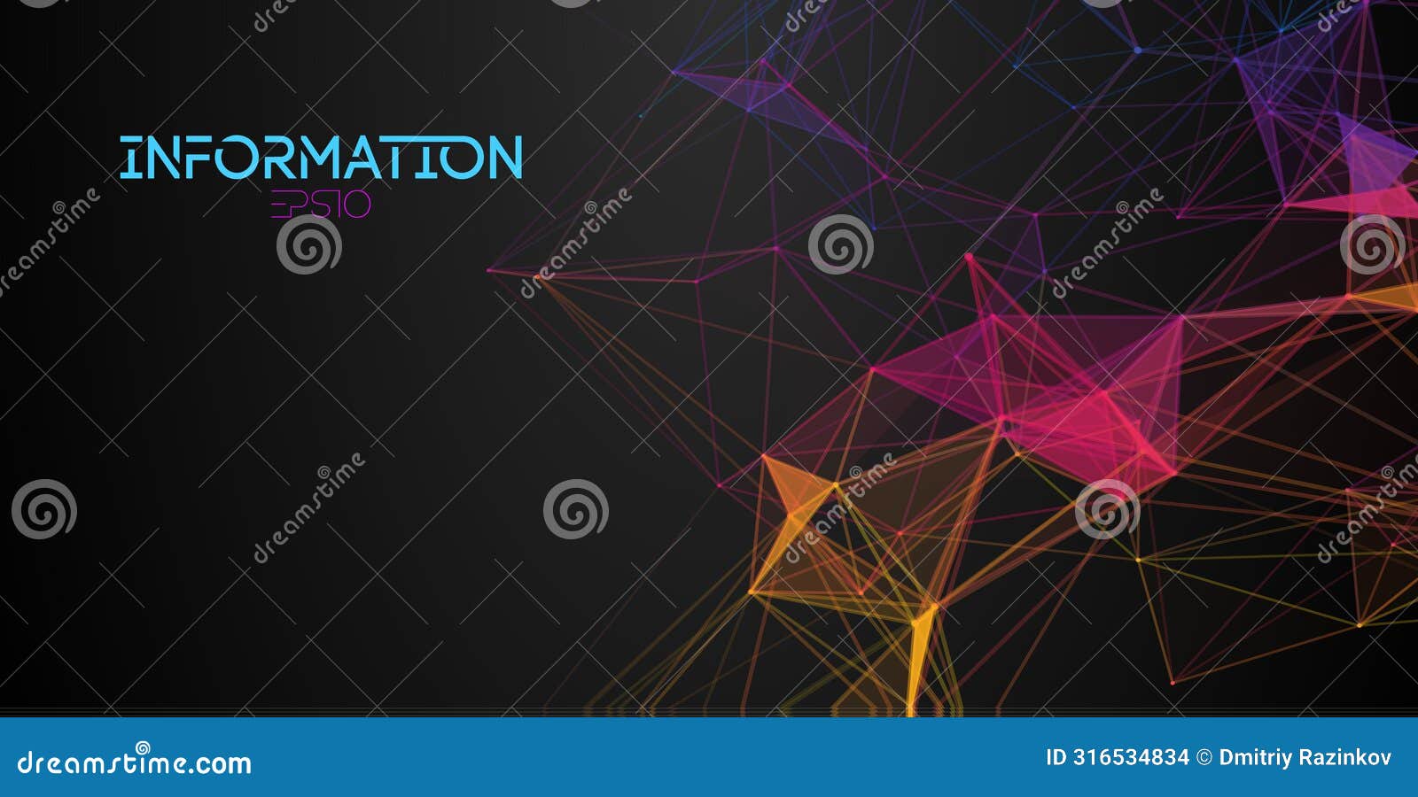 Information Technology Background. Big Data Information Cloud ...