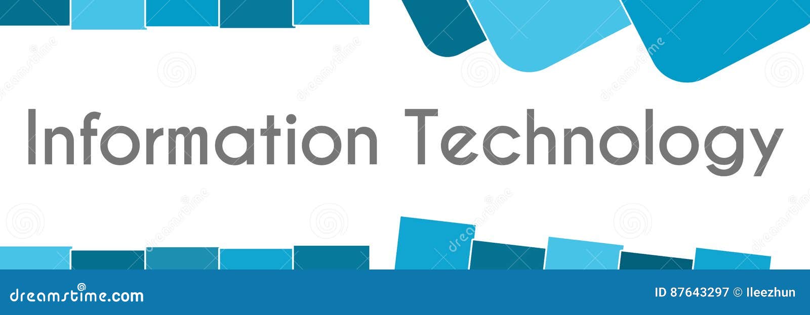 Information Technology Blue Abstract Background Stock Image ...