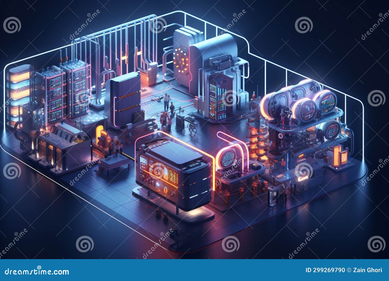 Information Technology Center, with Intricate Details Capturing the ...