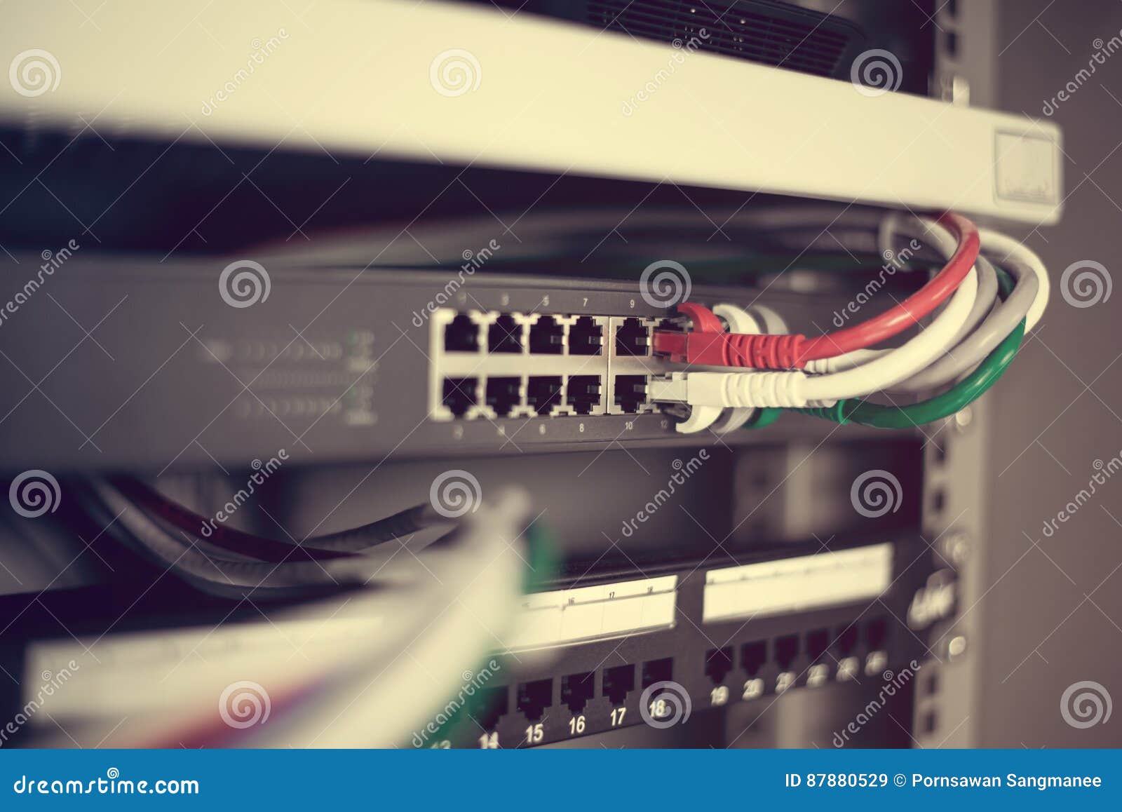 Information Technology Computer Network Stock Image - Image of ...