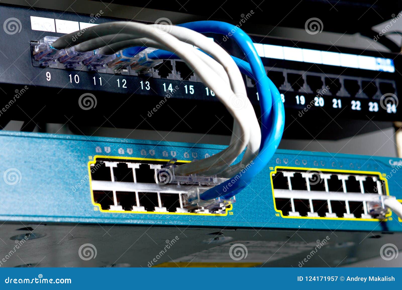 Network Cables Connected To a Switch Stock Image - Image of internet ... Network Cables Connected To a Switch Stock Image - Image of internet ...