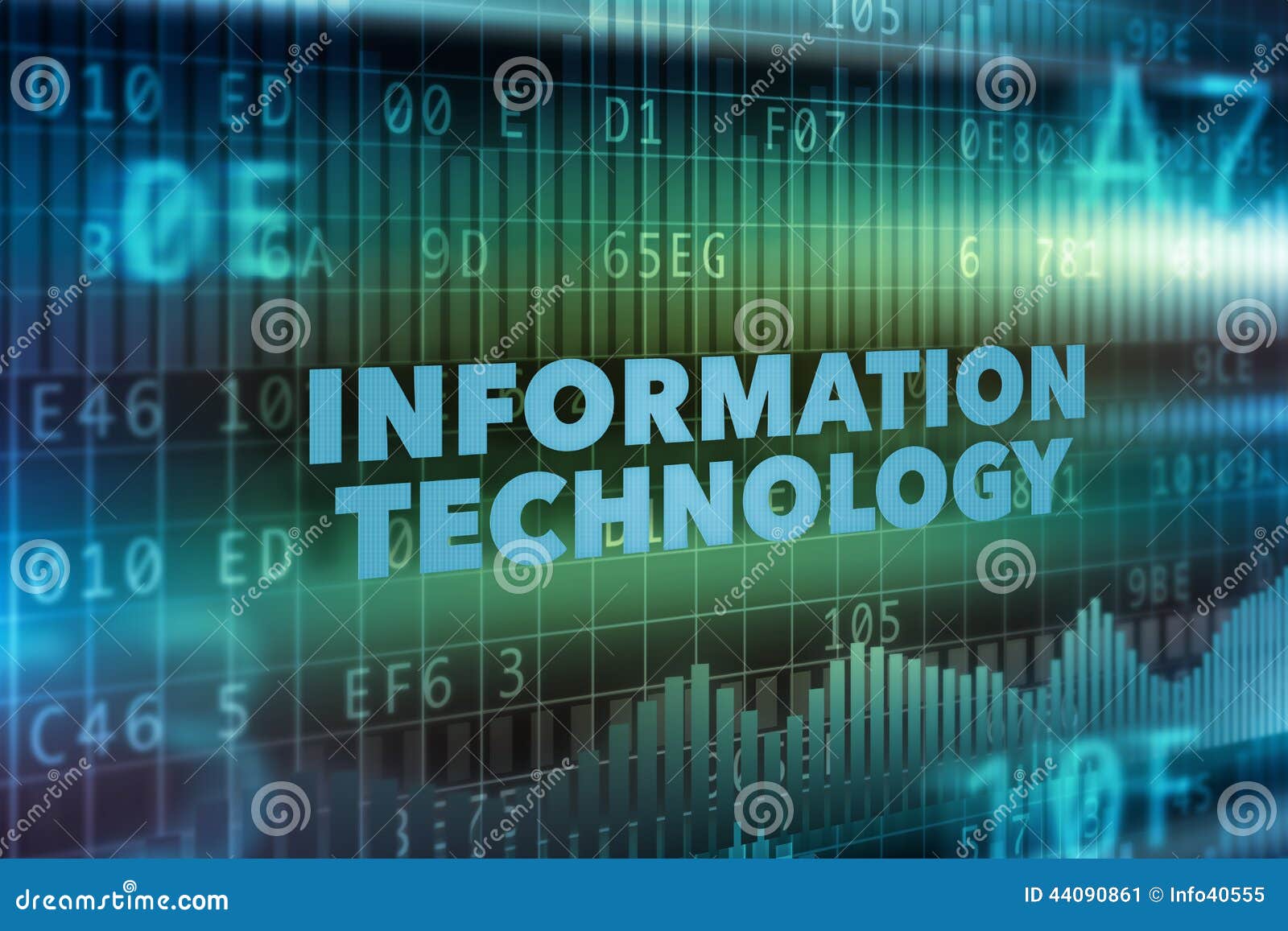 Information Technology Concept Stock Illustration - Illustration of ...
