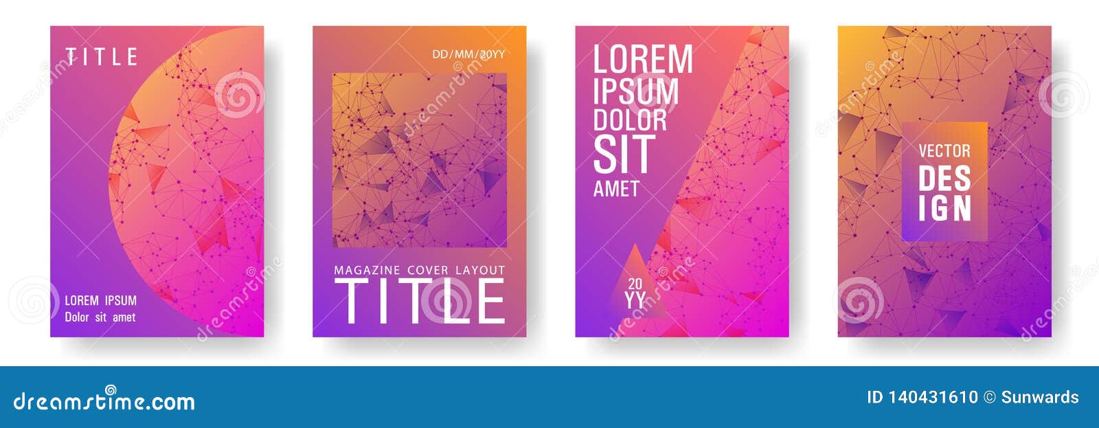 Information Technology Concept Cover. Stock Vector - Illustration of ...