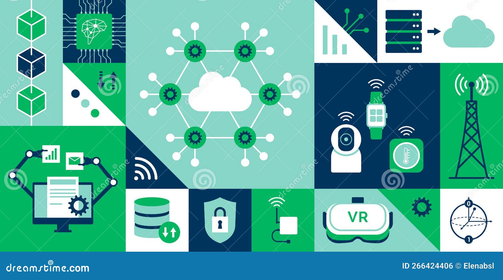 Information Technology Concepts and Innovations Stock Vector ...