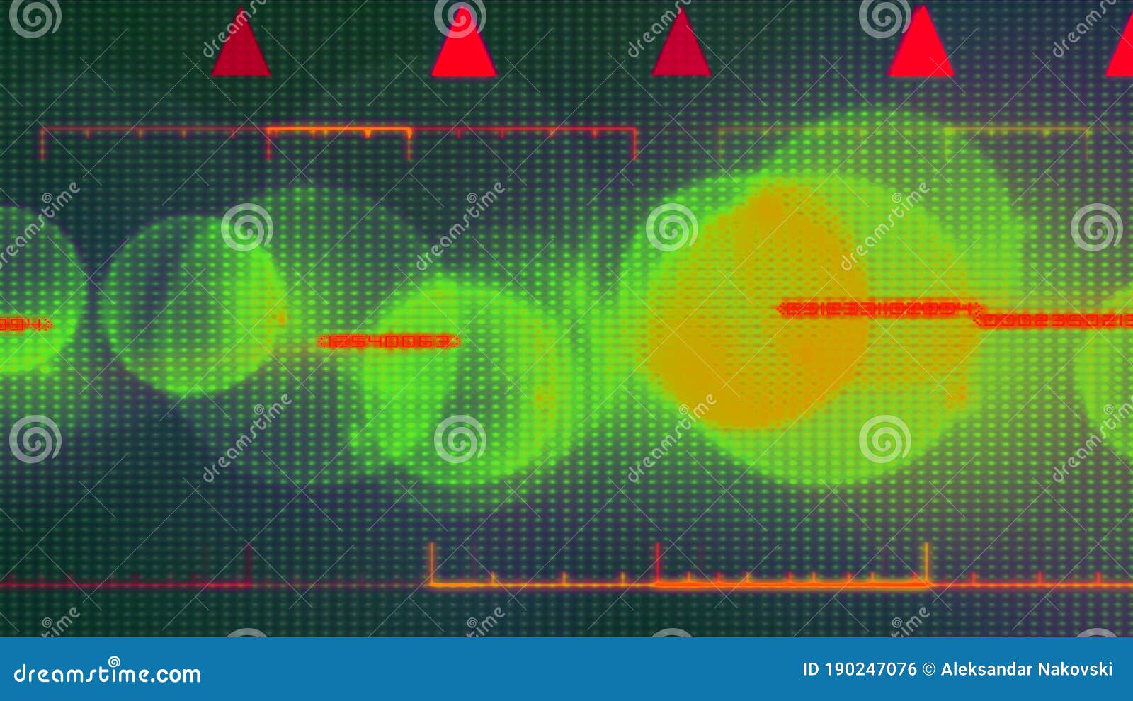 Information Technology Data Abstract Background Stock Illustration ...