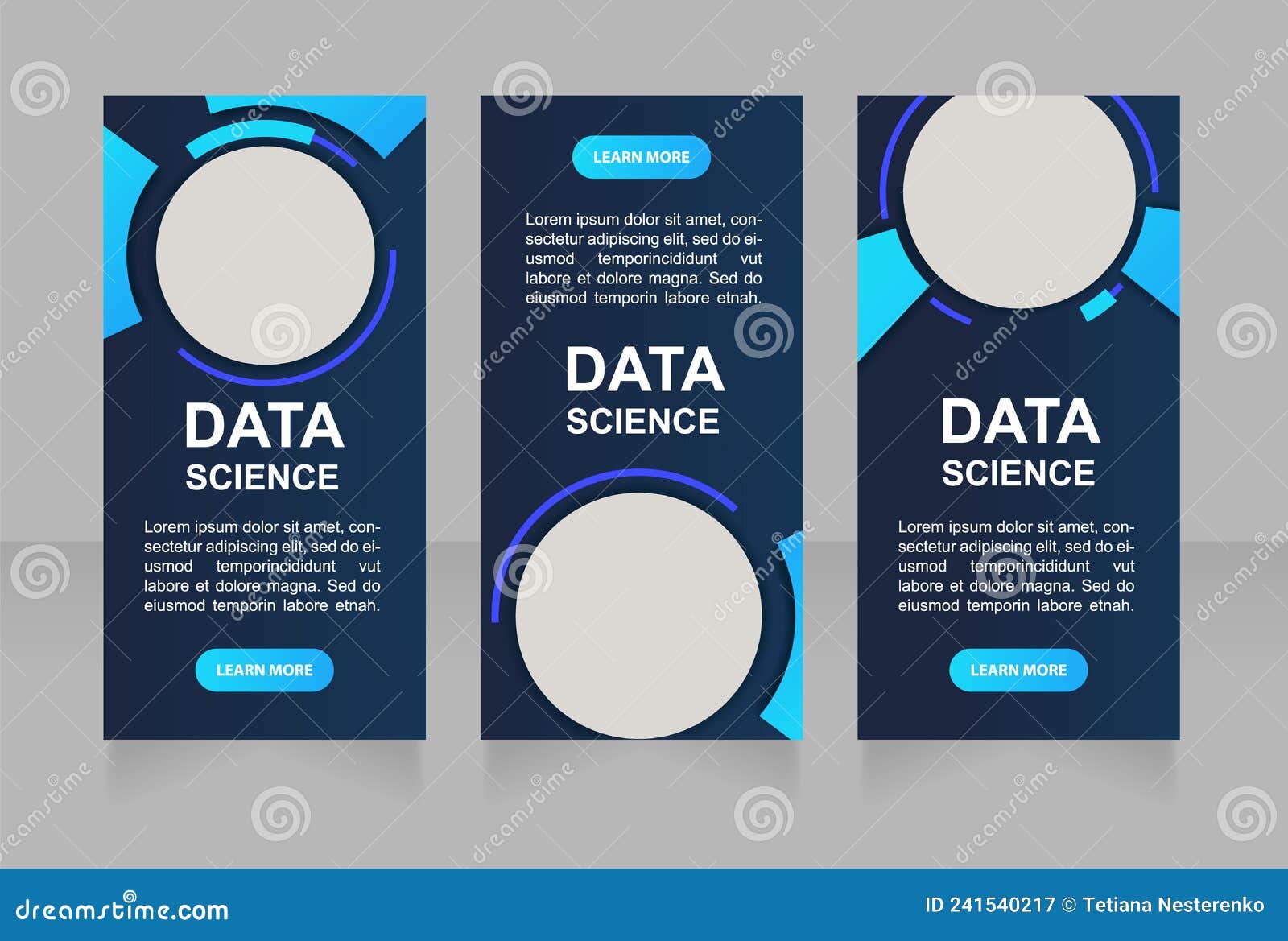 Information Technology and Data Science Web Banner Design Template ...