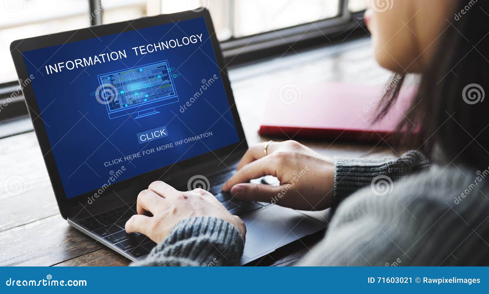 Information Technology Digital Data Electronic Concept Stock Image ...