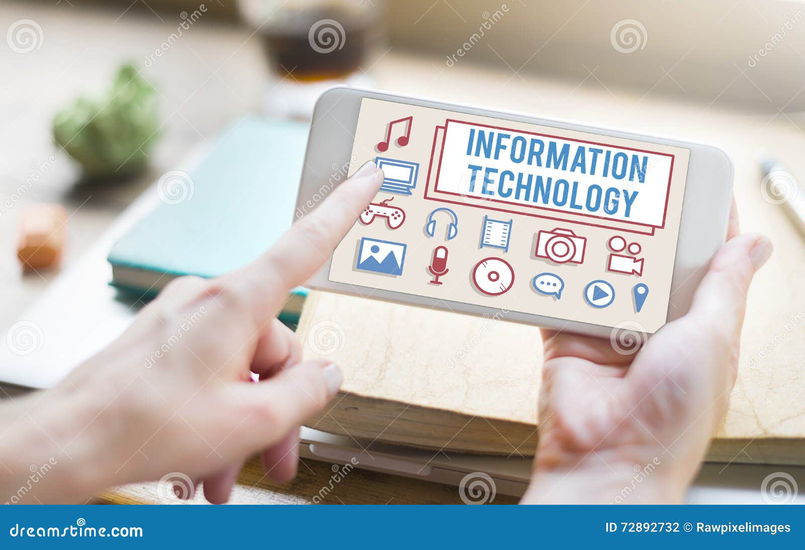 Information Technology Electronics Gadget Digital Concept Stock Photo ...