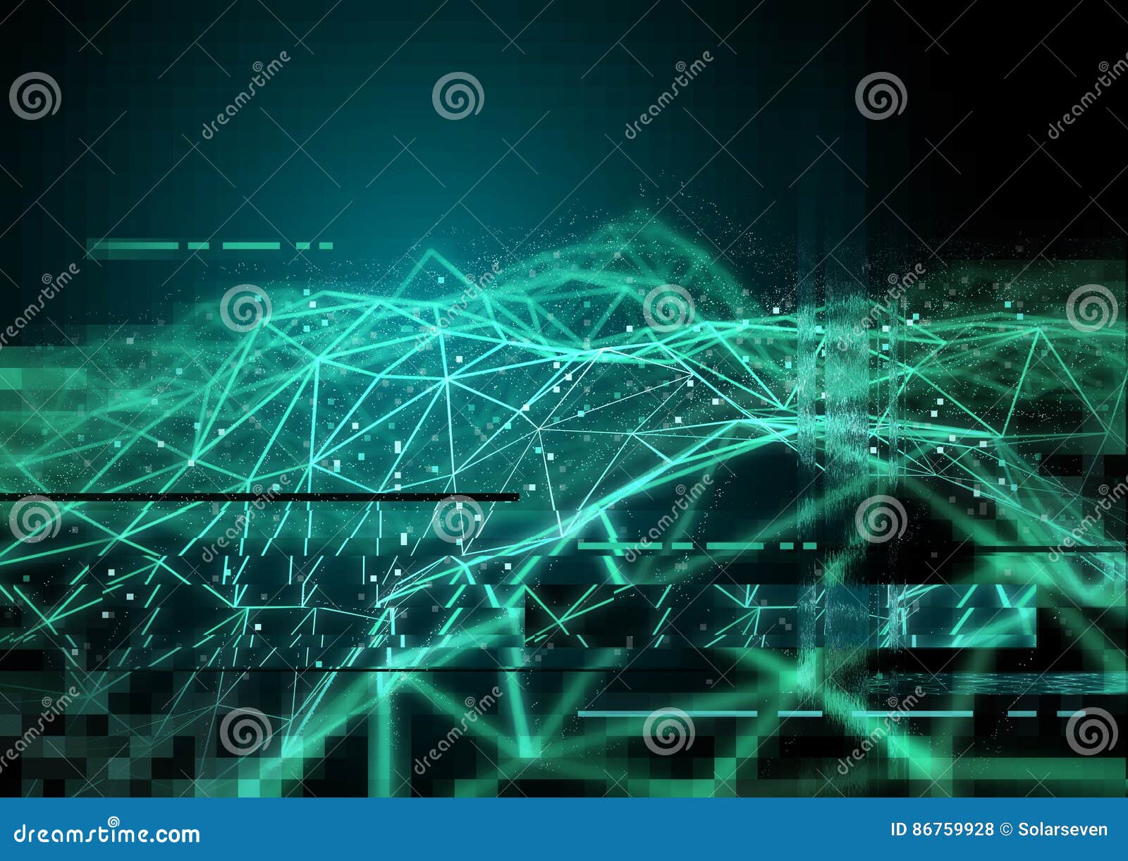Information Technology stock illustration. Illustration of digital ...