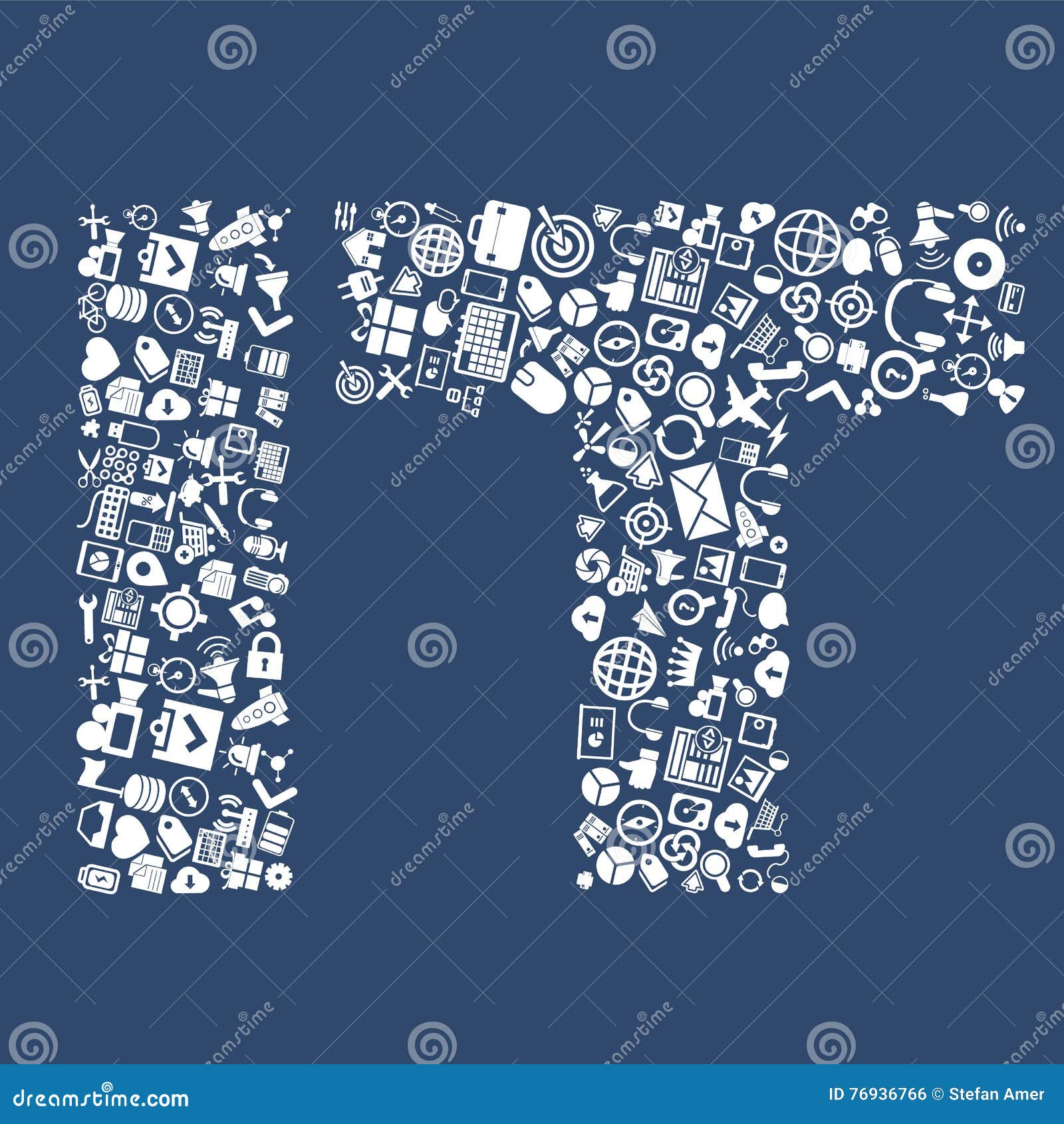 Information Technology, it from Icons Stock Vector - Illustration of ...