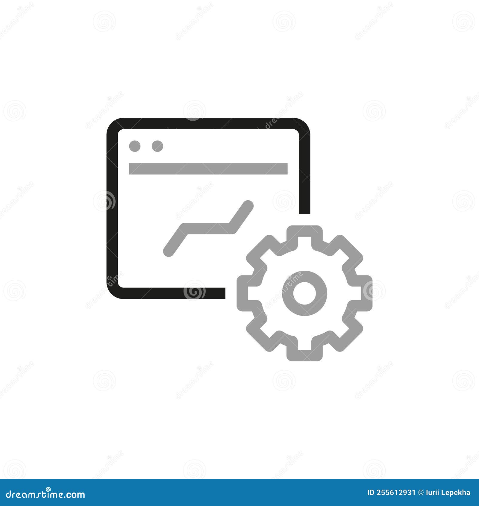 Information Technology Line Icons. UI Icon in a Flat Design. Thin ...
