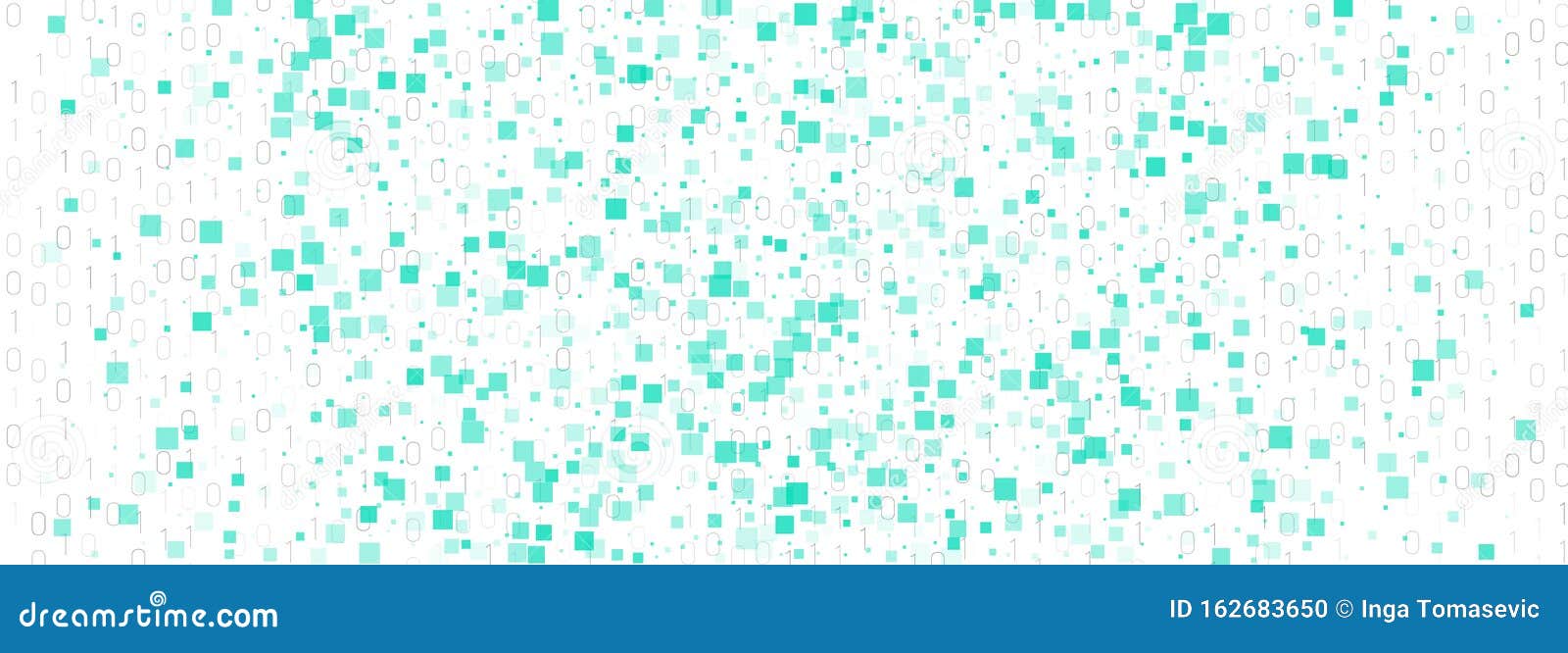 Information Technology. Matrix Vector Stock Vector - Illustration of ...