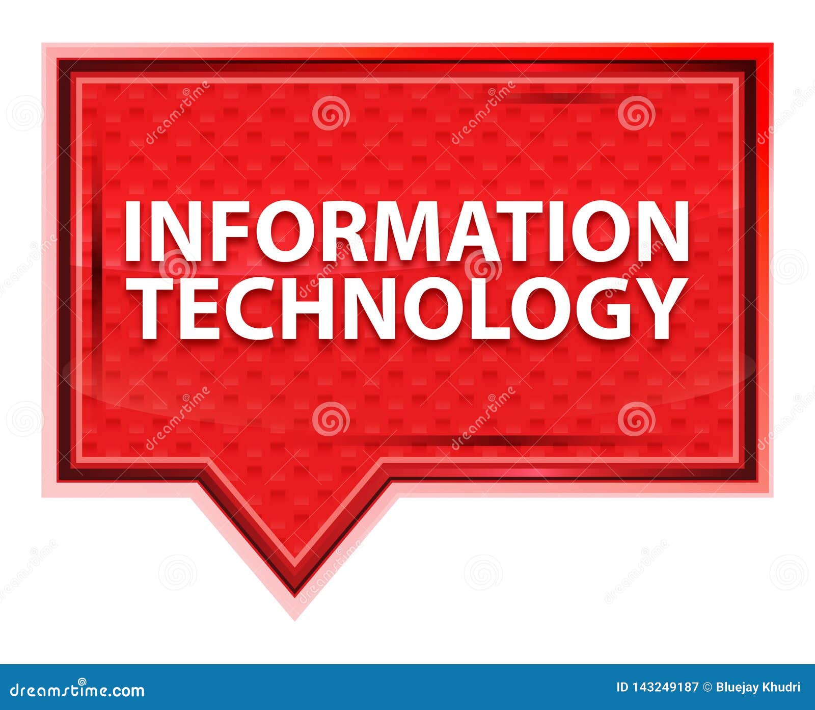 Information Technology Misty Rose Pink Banner Button Stock Illustration ...