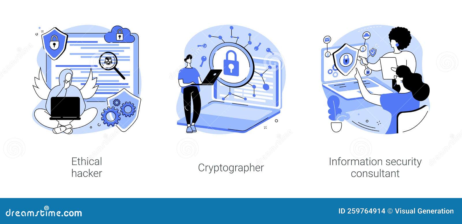 Cryptographer Isolated Cartoon Vector Illustrations. | CartoonDealer ...