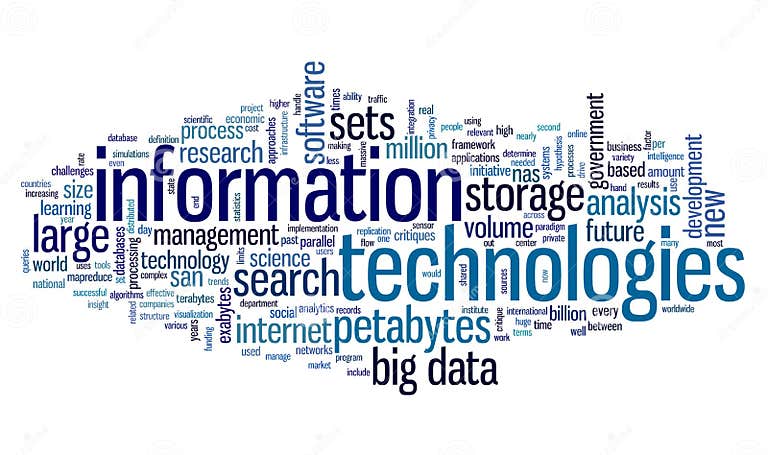 Information Technology in Tag Cloud Stock Illustration - Illustration ...