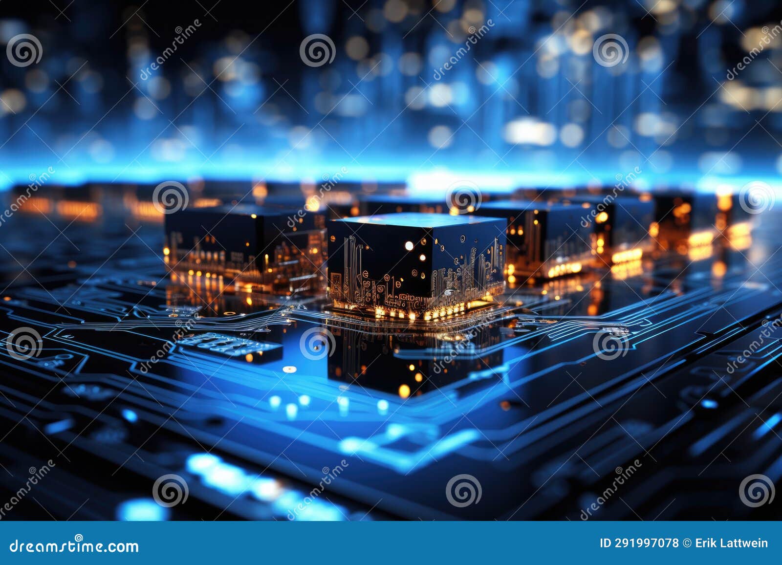 It Information Technology Themed Background Stock Photo Stock ...