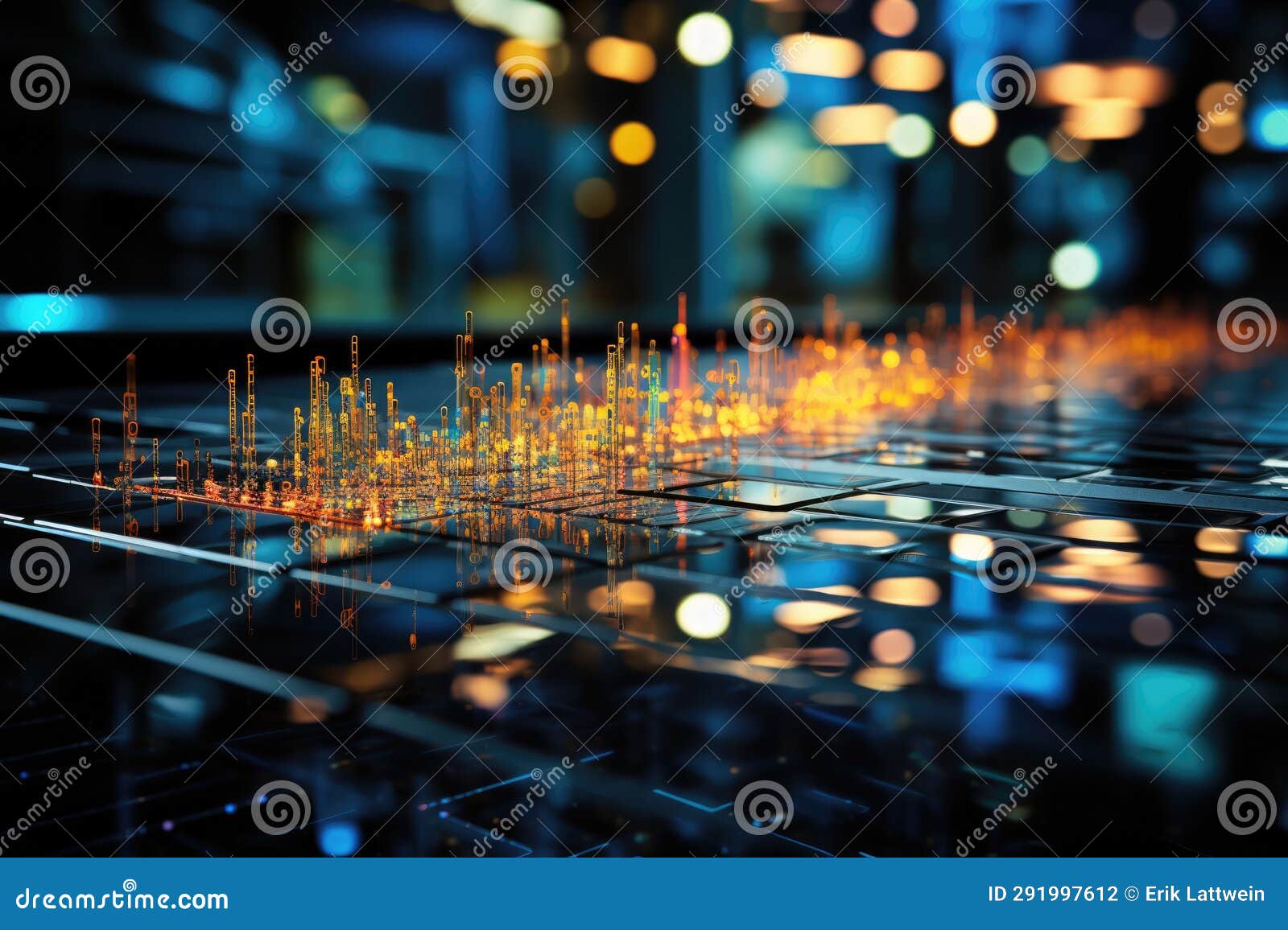 It Information Technology Themed Background Stock Photo Stock ...