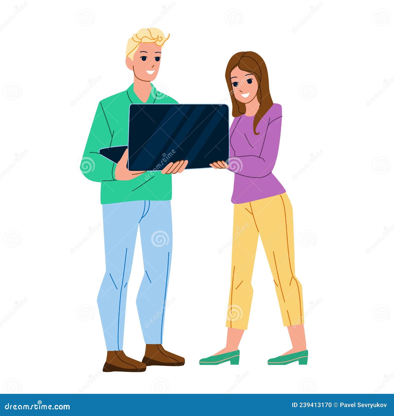 Information Technology Vector Stock Vector - Illustration of center ...