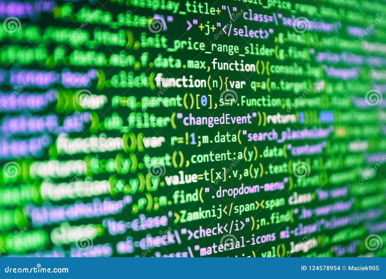 Information Technology Website Coding Stock Photo - Image of coding ...