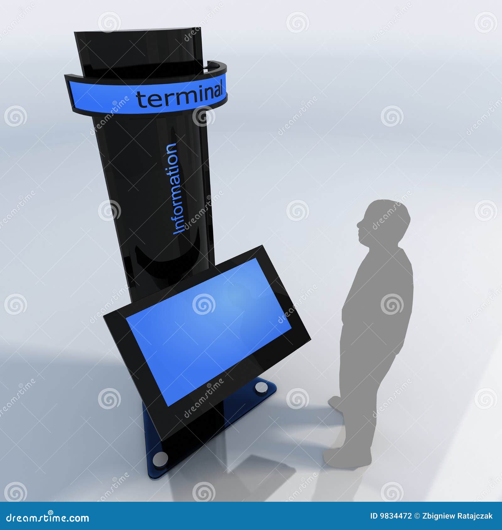 Information terminal stock illustration. Illustration of information ...