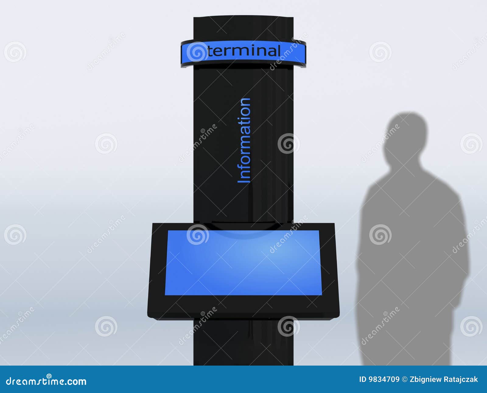 Information Terminal Royalty-Free Stock Photo | CartoonDealer.com #9834339