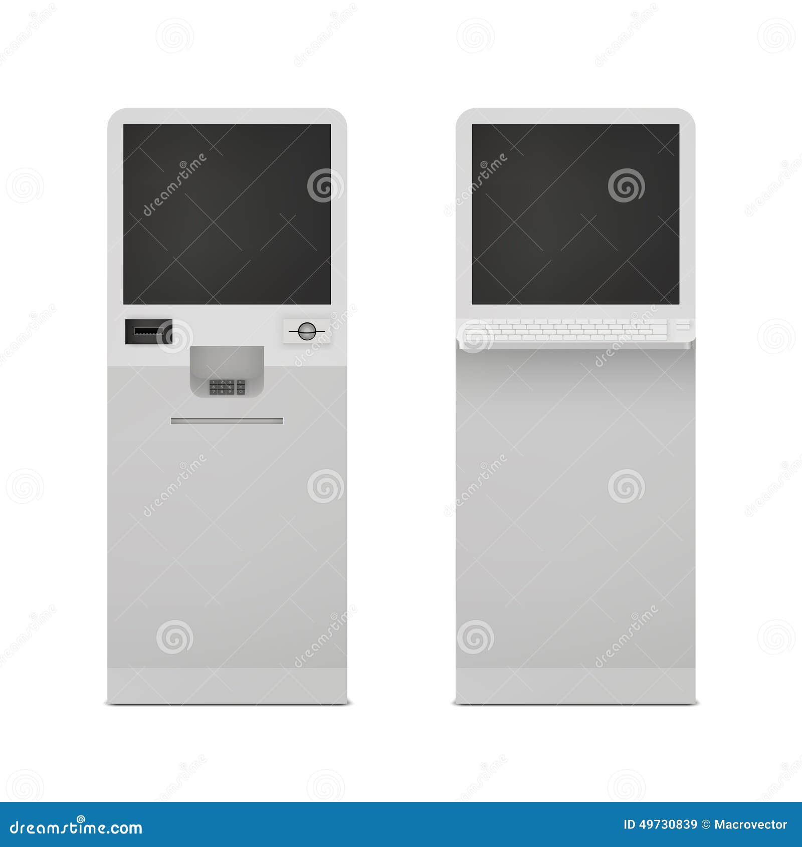 Information Terminal Set stock vector. Illustration of empty - 49730839