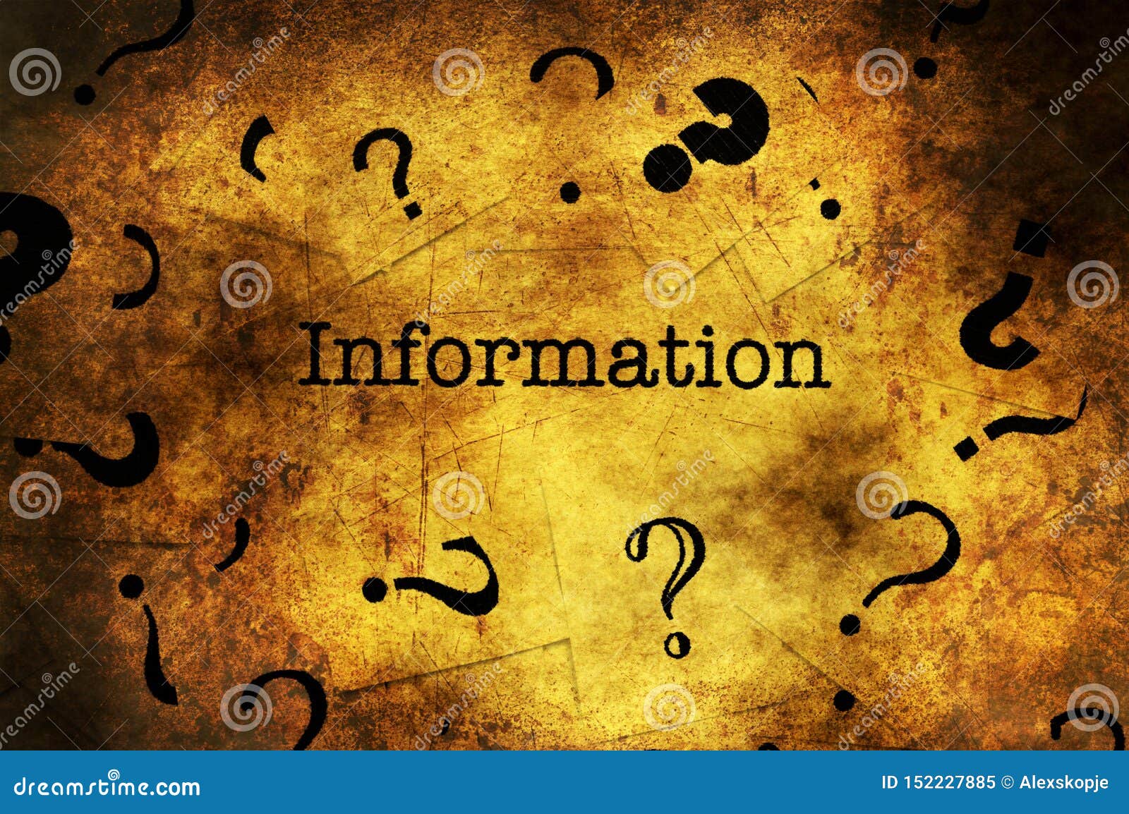 Information Text on Grunge Background Stock Image - Image of question ...