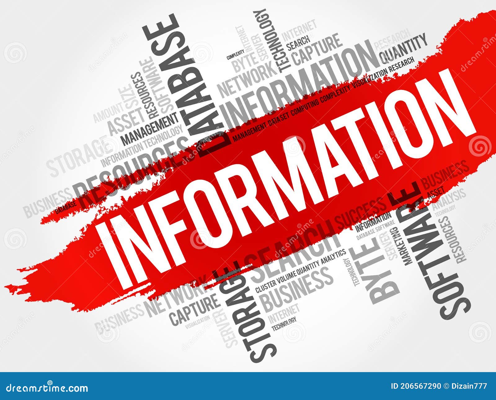 Information word cloud stock illustration. Illustration of collage ...