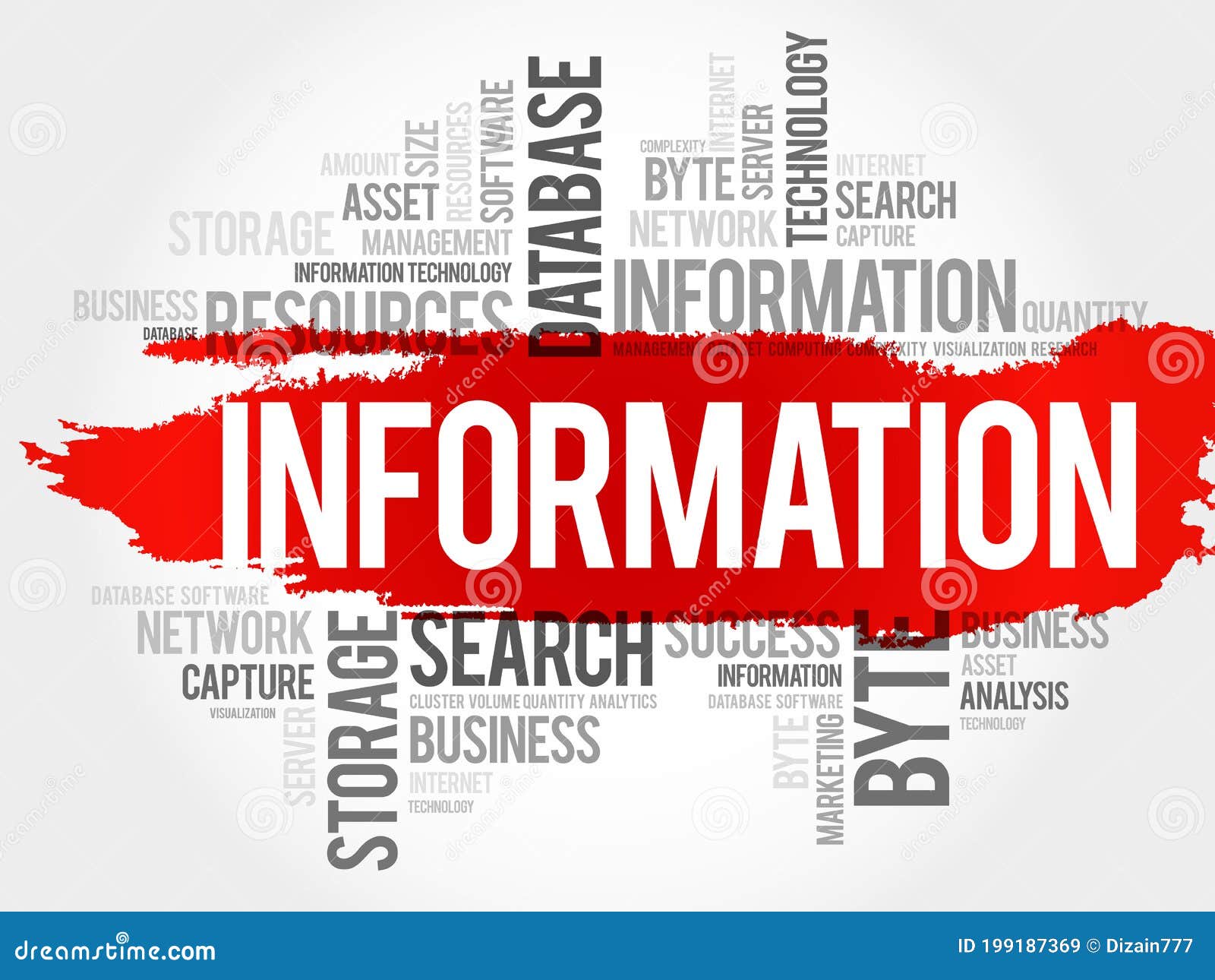 Information word cloud stock illustration. Illustration of background ...