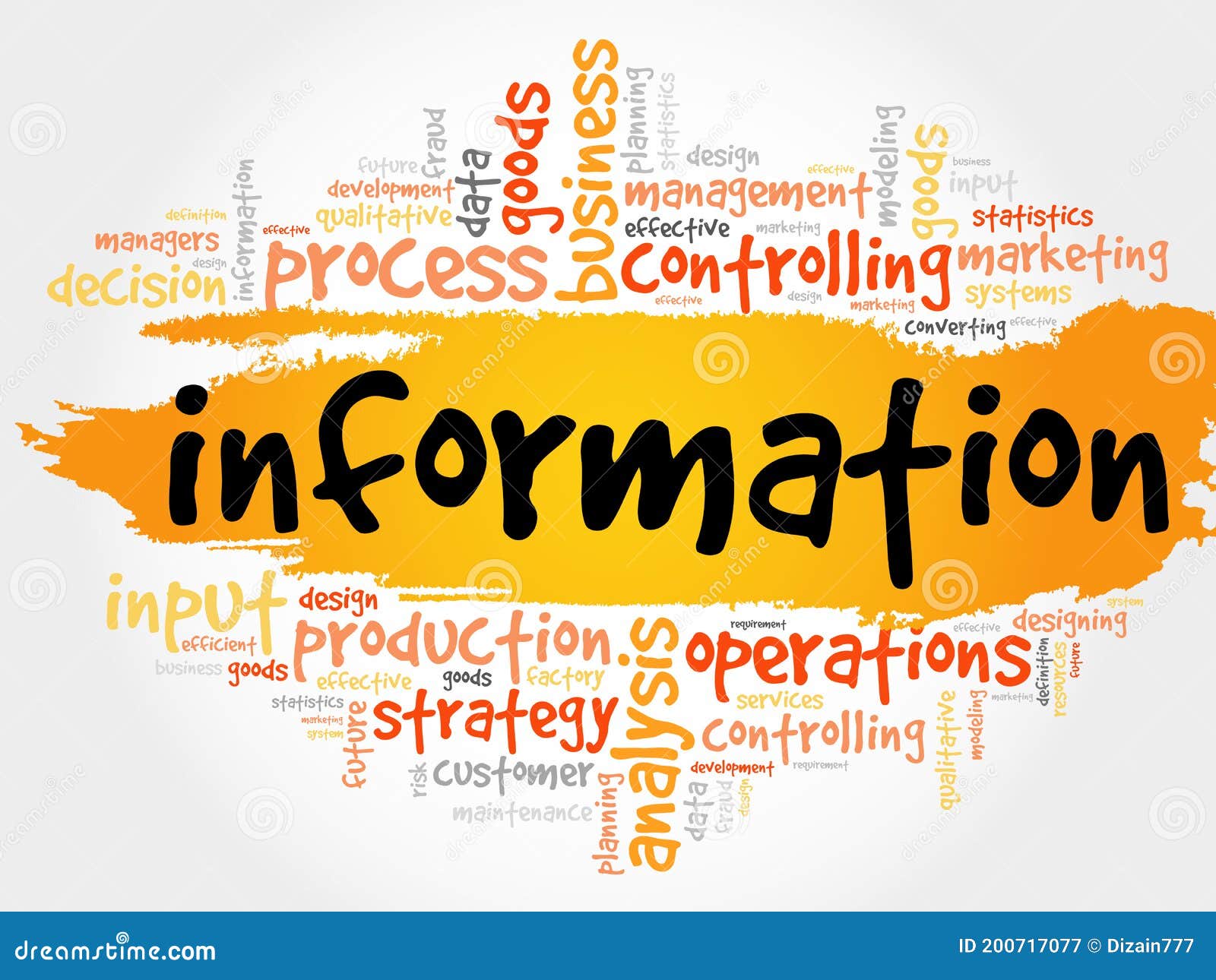 Information word cloud stock illustration. Illustration of ...