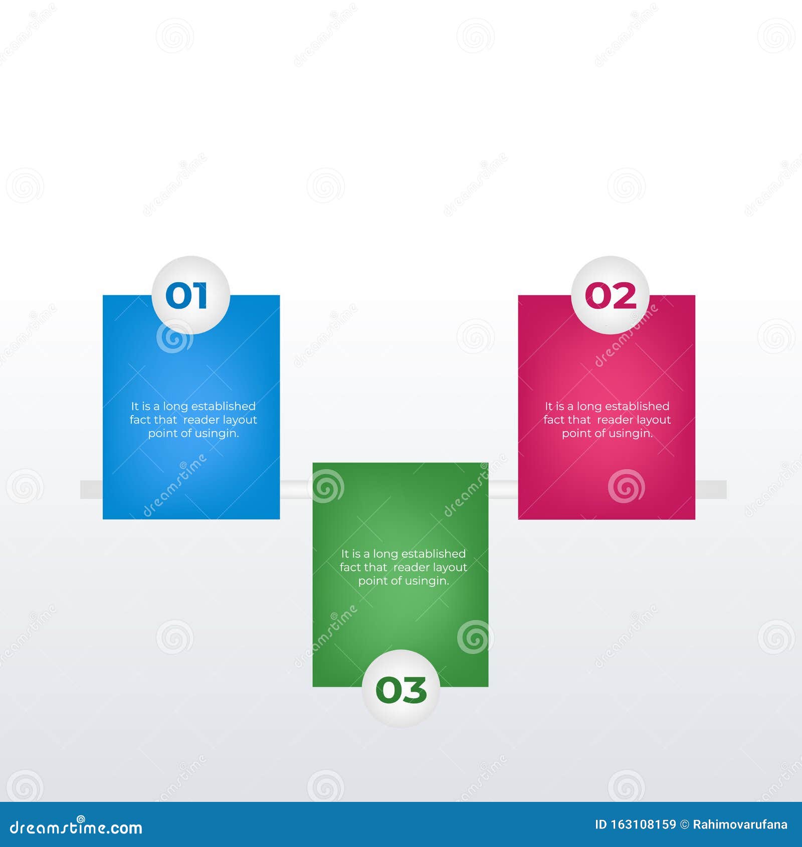 Informational Columns Infographic Template Design. Business Concept ...