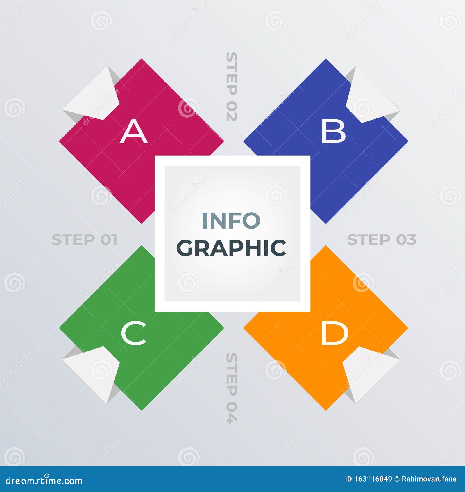 Informational Infographics Template Design. Business Concept Infograph ...