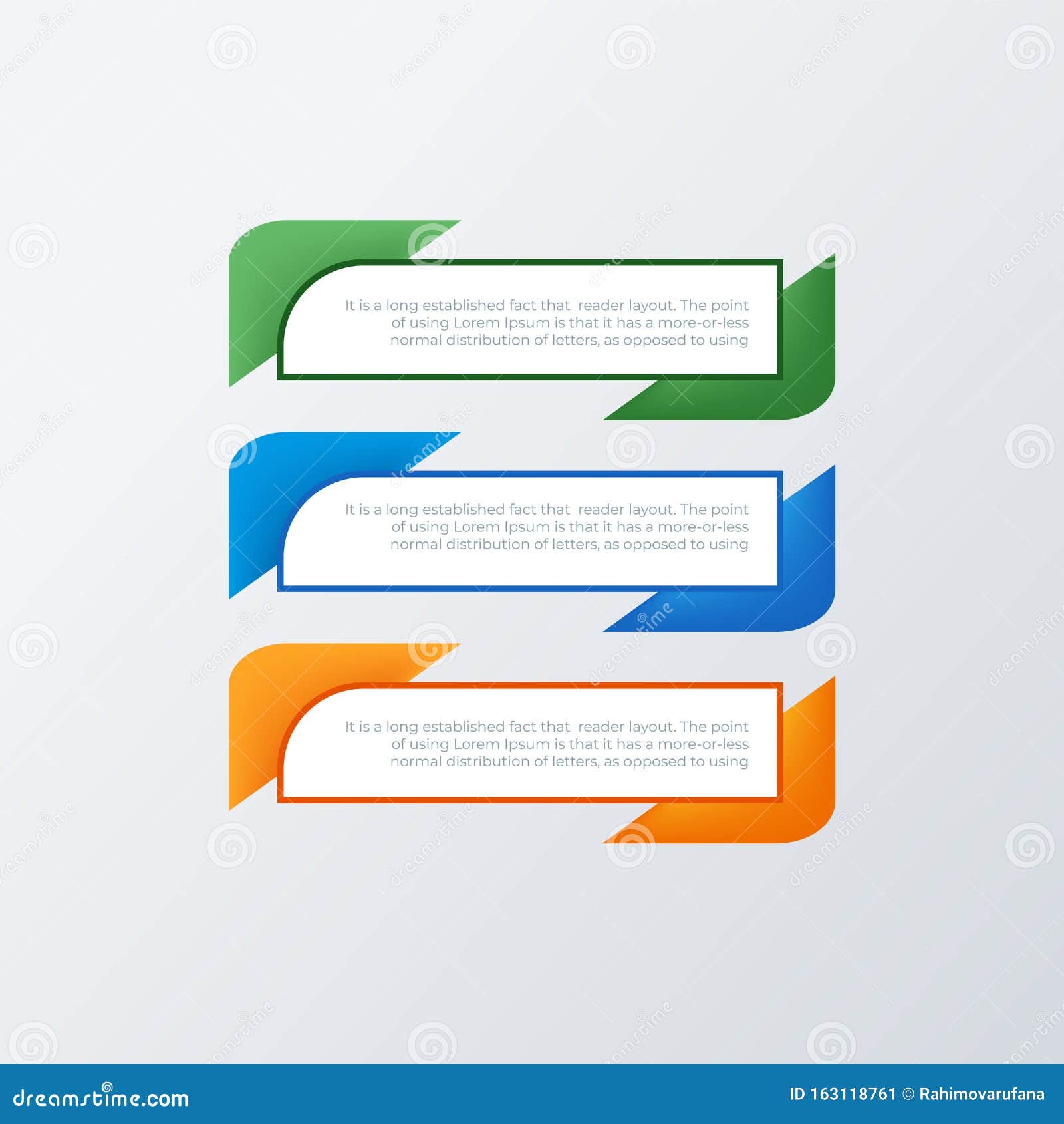 Informational List Infographic Template Design. Business Concept ...
